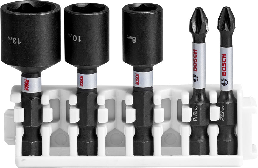 Bosch Professional Mixed Pack Nutsetter and Impact Power Bit Set - 8 ...