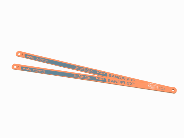 Bahco 3906 Sandflex® Hacksaw Blades 300mm (12in) x 24 TPI (Pack 2) – GS ...