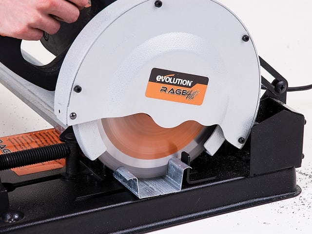 Evolution RAGE-4 Mini Chop Saw 185mm 1250W 110V – GS Workwear