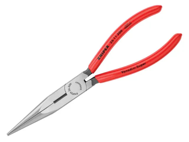 Knipex Long Snipe Nose Side Cutting Pliers PVC Grips 200mm (8in) – GS ...