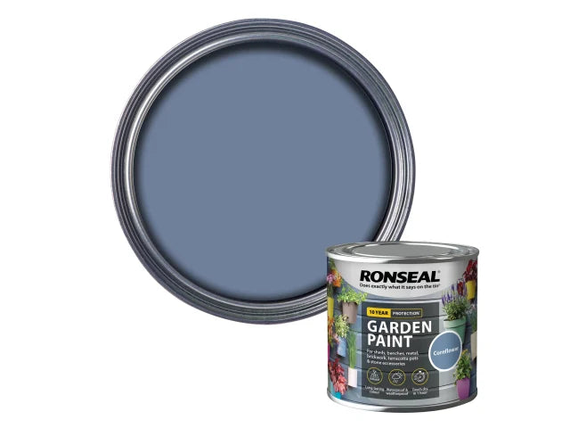 Ronseal Garden Paint Cornflower 250ml – GS Workwear
