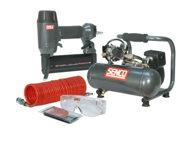 Senco Finish Pro 18 Pneumatic Nailer & 1 HP Compressor Kit 110V – GS ...