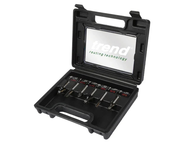 Trend 1/4in TCT Router Cutter Set, 6 Piece – GS Workwear