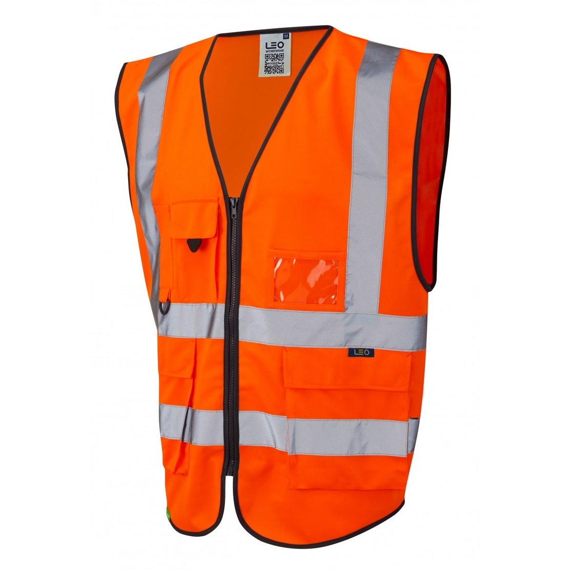Leo Workwear LYNTON Leo EcoViz Superior Waistcoat - Hi-Vis Orange – GS ...