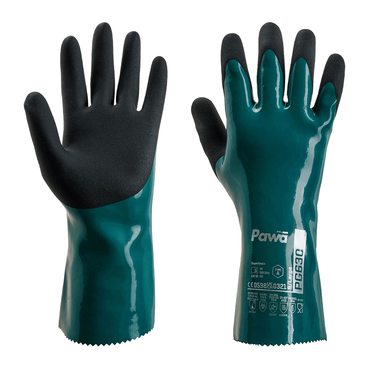 Pawa PG630 Type A Chemical Resistant Heavy-Duty Gauntlet – GS Workwear