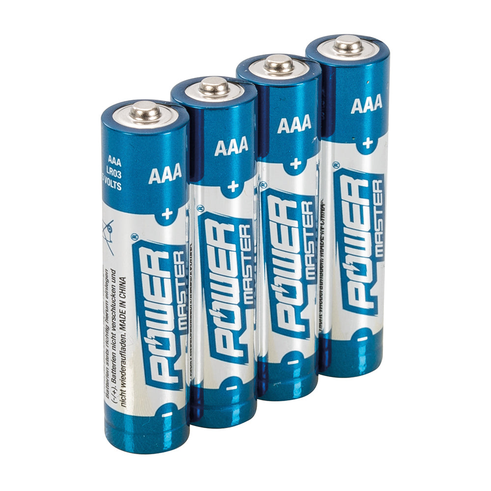 Powermaster AAA Super Alkaline Battery Lr03 4Pk – GS Workwear